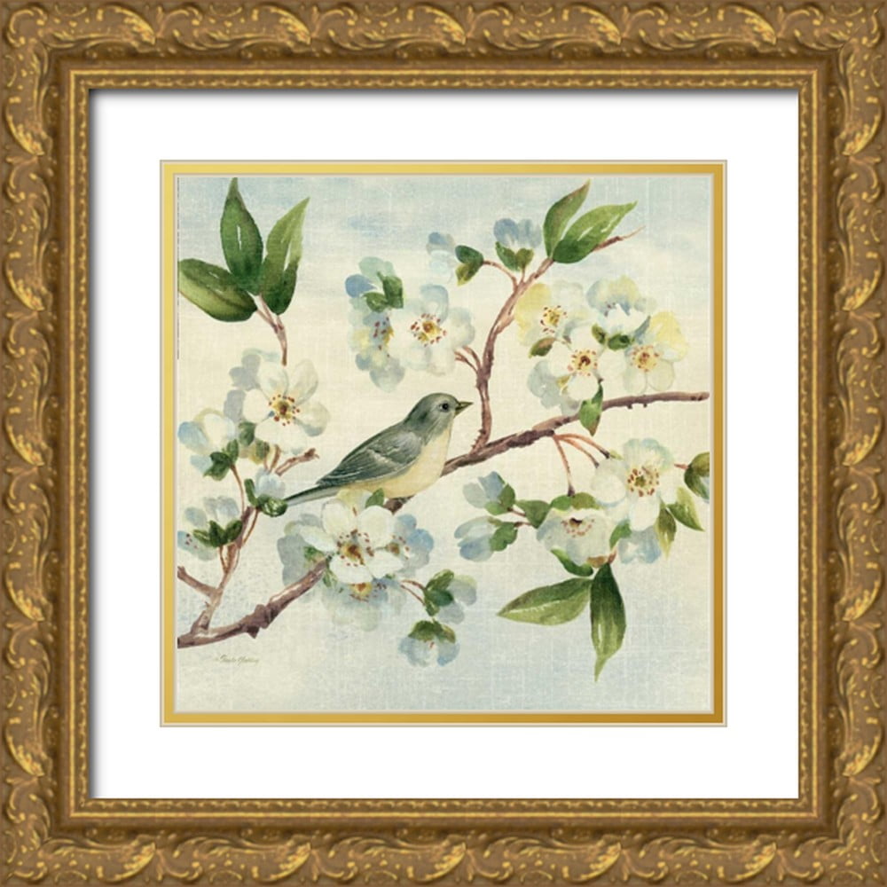 Gladding, Pamela 15x15 Gold Ornate Wood Framed with Double Matting ...