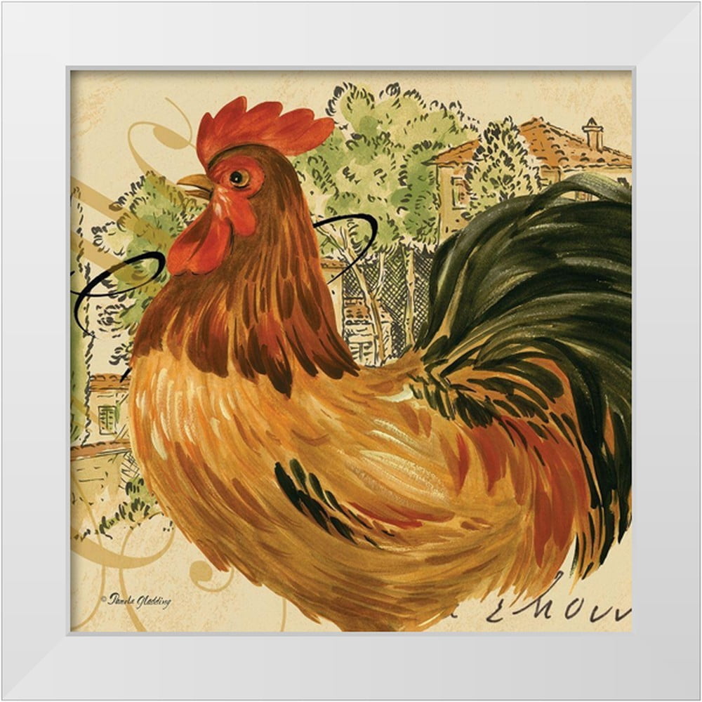 Gladding, Pamela 15x15 White Modern Wood Framed Museum Art Print Titled ...