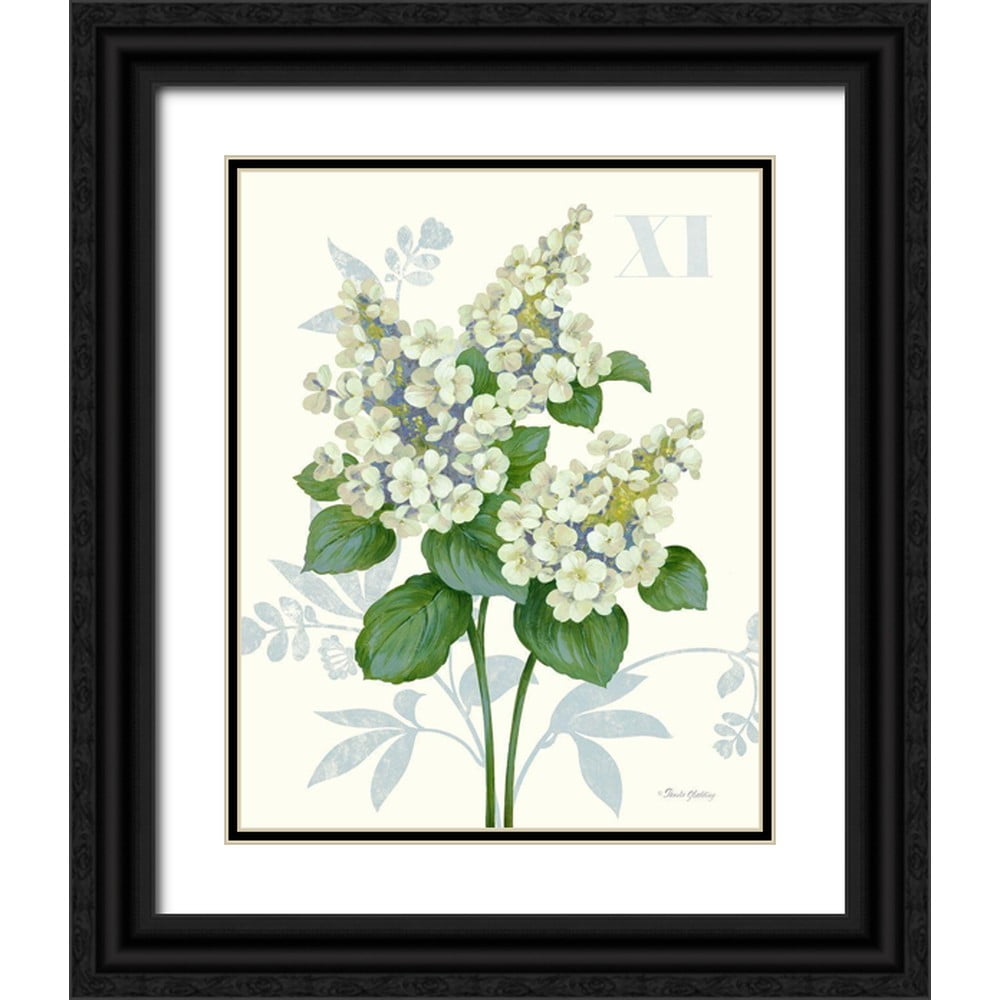 Gladding, Pamela 15x18 Black Ornate Wood Framed with Double Matting ...