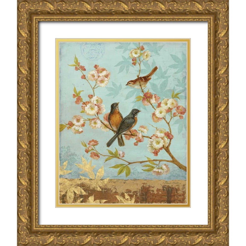 Gladding, Pamela 15x18 Gold Ornate Wood Framed with Double Matting ...