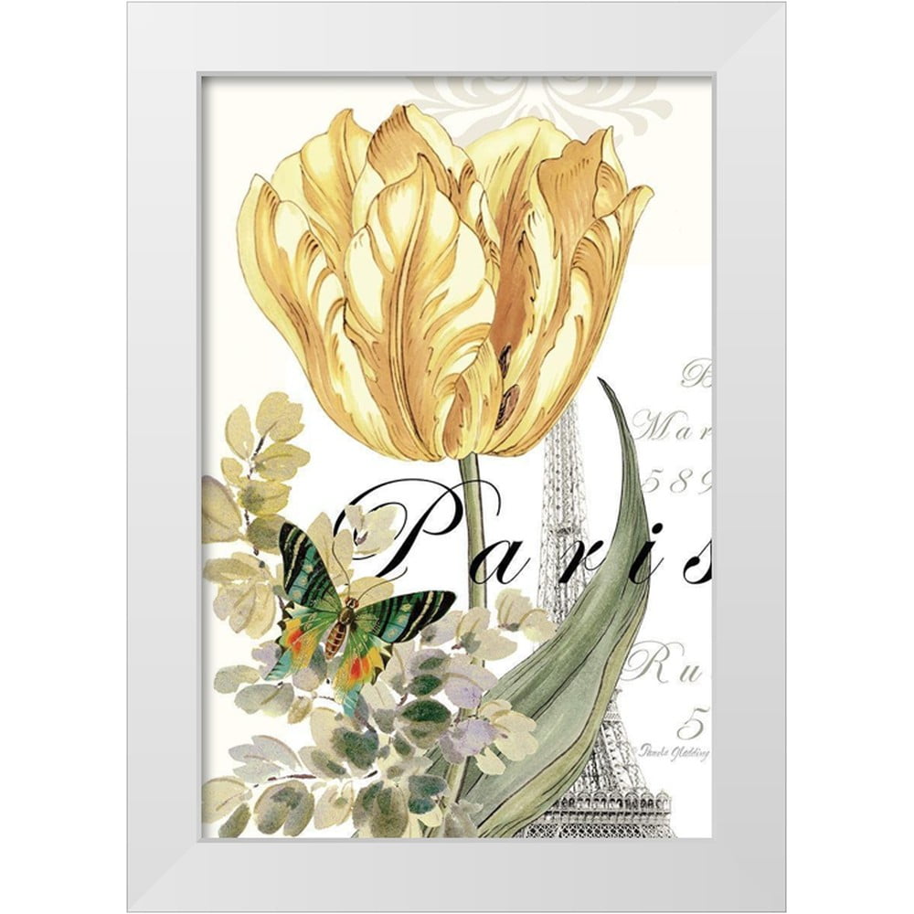 Gladding, Pamela 17x24 White Modern Wood Framed Museum Art Print Titled ...