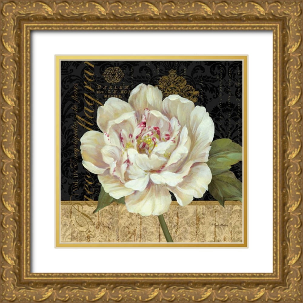 Gladding, Pamela 20x20 Gold Ornate Wood Framed with Double Matting ...