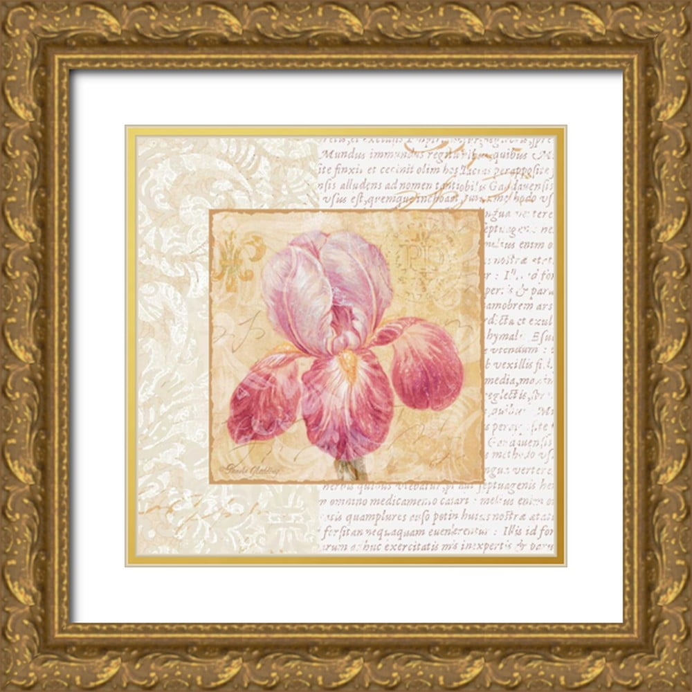 Gladding, Pamela 20x20 Gold Ornate Wood Framed with Double Matting ...