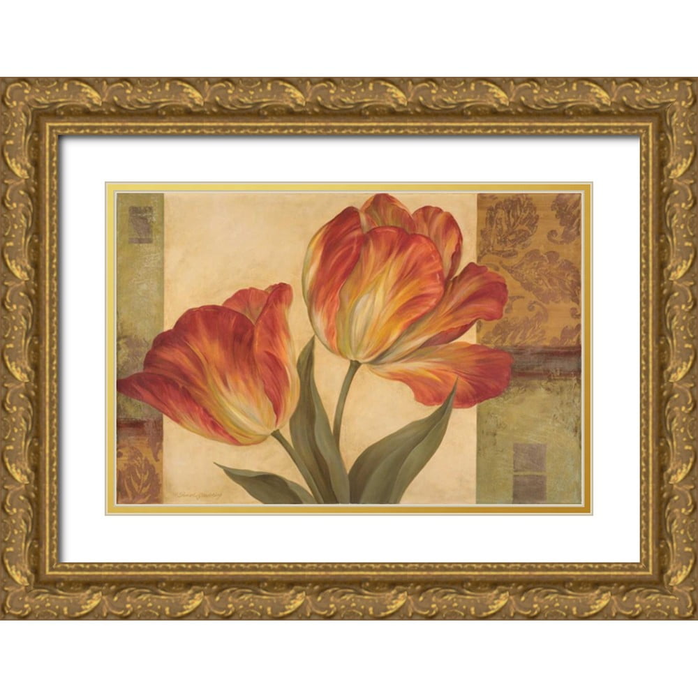 Gladding, Pamela 24x17 Gold Ornate Wood Framed with Double Matting ...