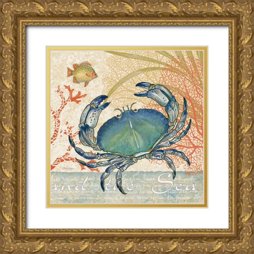 Gladding, Pamela 26x26 Gold Ornate Wood Framed with Double Matting ...