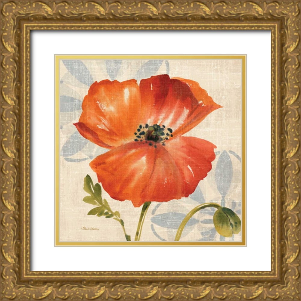 Gladding, Pamela 26x26 Gold Ornate Wood Framed with Double Matting ...