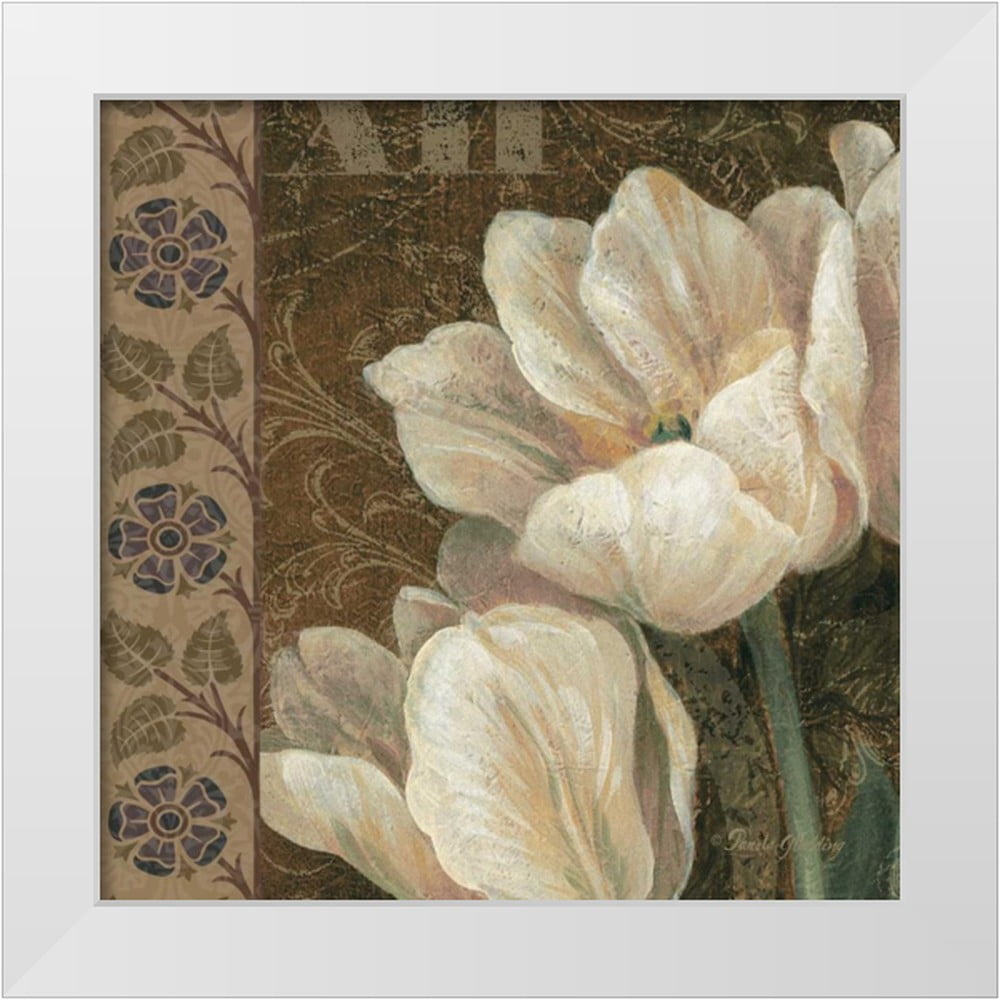 Gladding, Pamela 26x26 White Modern Wood Framed Museum Art Print Titled ...
