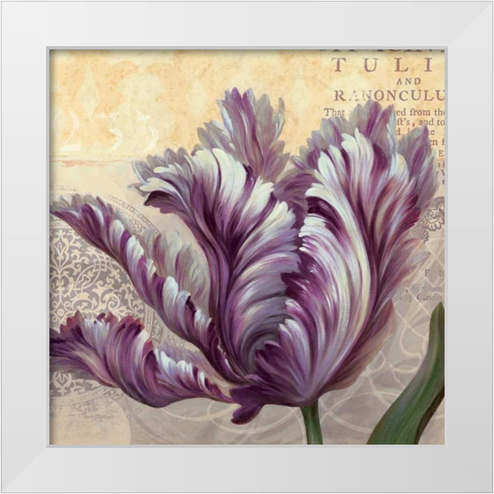 Gladding, Pamela 26x26 White Modern Wood Framed Museum Art Print Titled ...