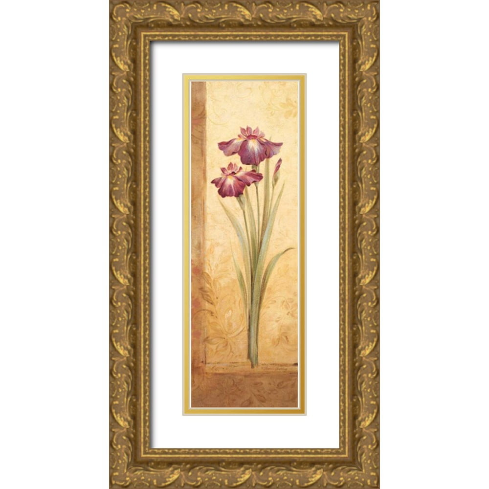 Gladding, Pamela 9x18 Gold Ornate Wood Framed with Double Matting ...