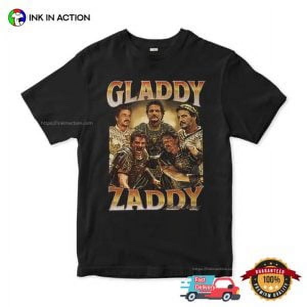 Gladdy Zaddy Pedro Pascal Gladiator 2 Tee - Walmart.com
