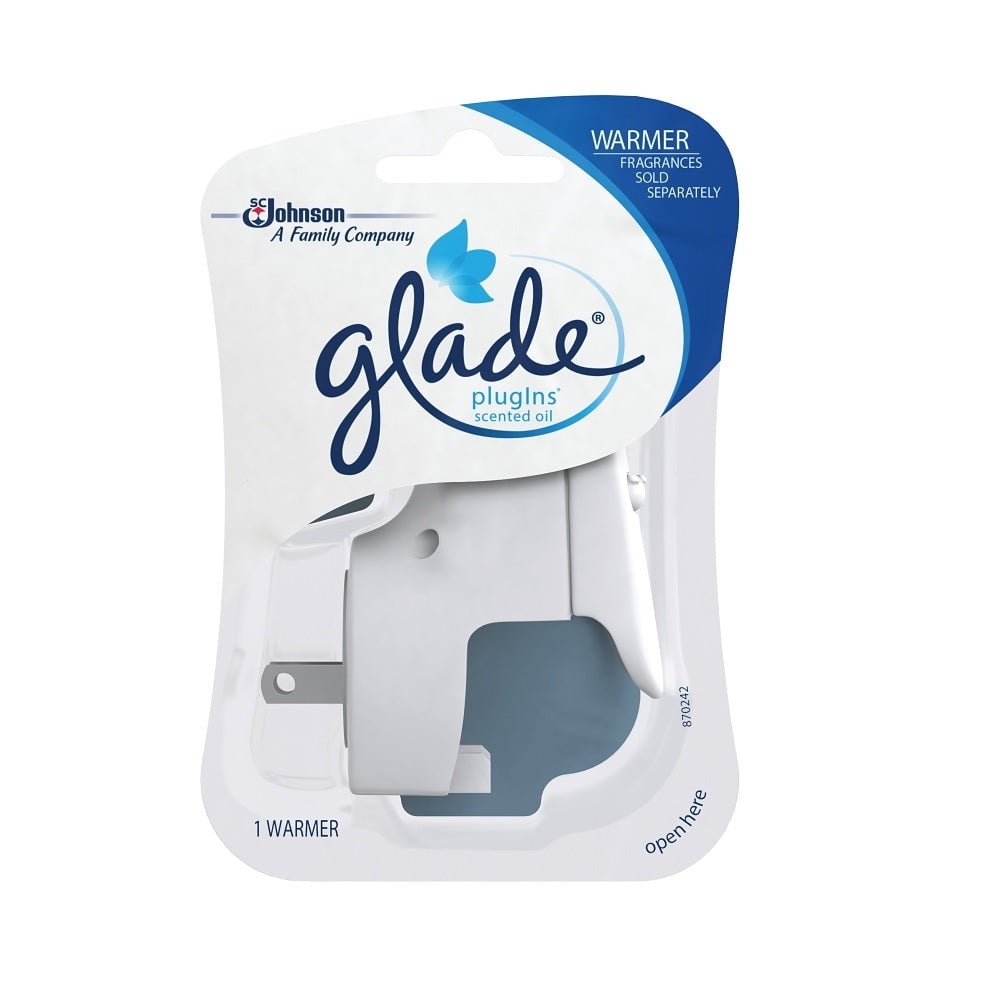 Glade 00315 Plug-Ins Scented Oil Warmer Holder, White, Each - Walmart.com