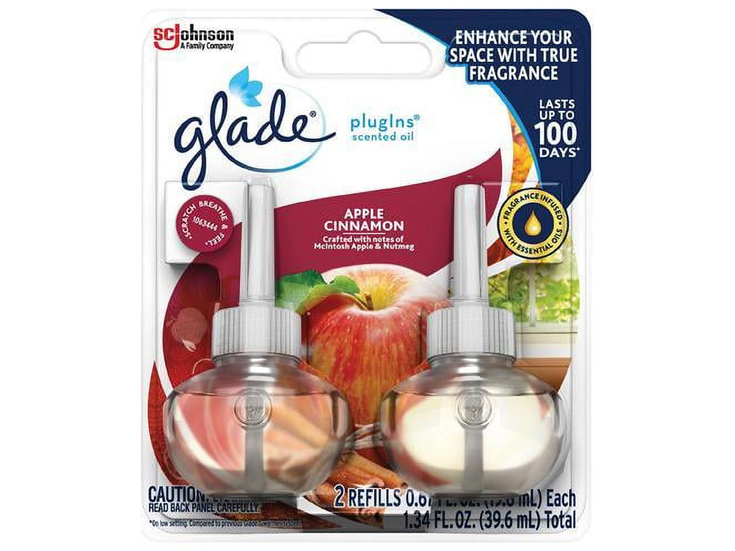 Glade 315104CT PlugIns Apple Cinnamon Oil Refill - Oil - 1.3 fl oz (0 ...