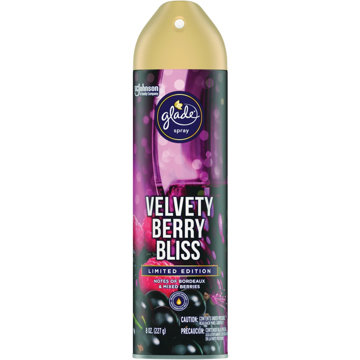 Glade 8 Oz. Velvety Berry Bliss Aerosol Spray Air Freshener 3984 ...