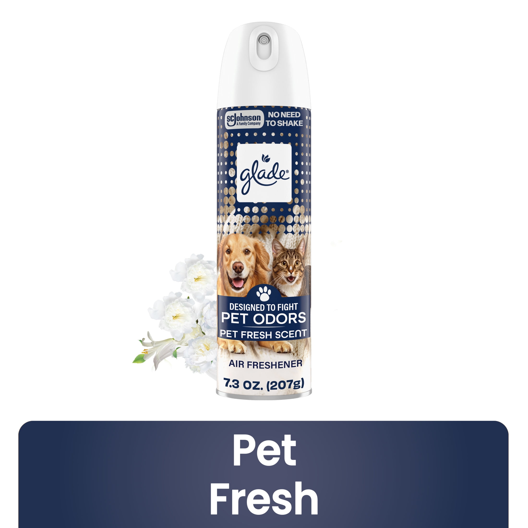 Glade® Soft Mist Odor Fighting Aerosol Air Freshener, Pet Fresh, 7.3oz ...