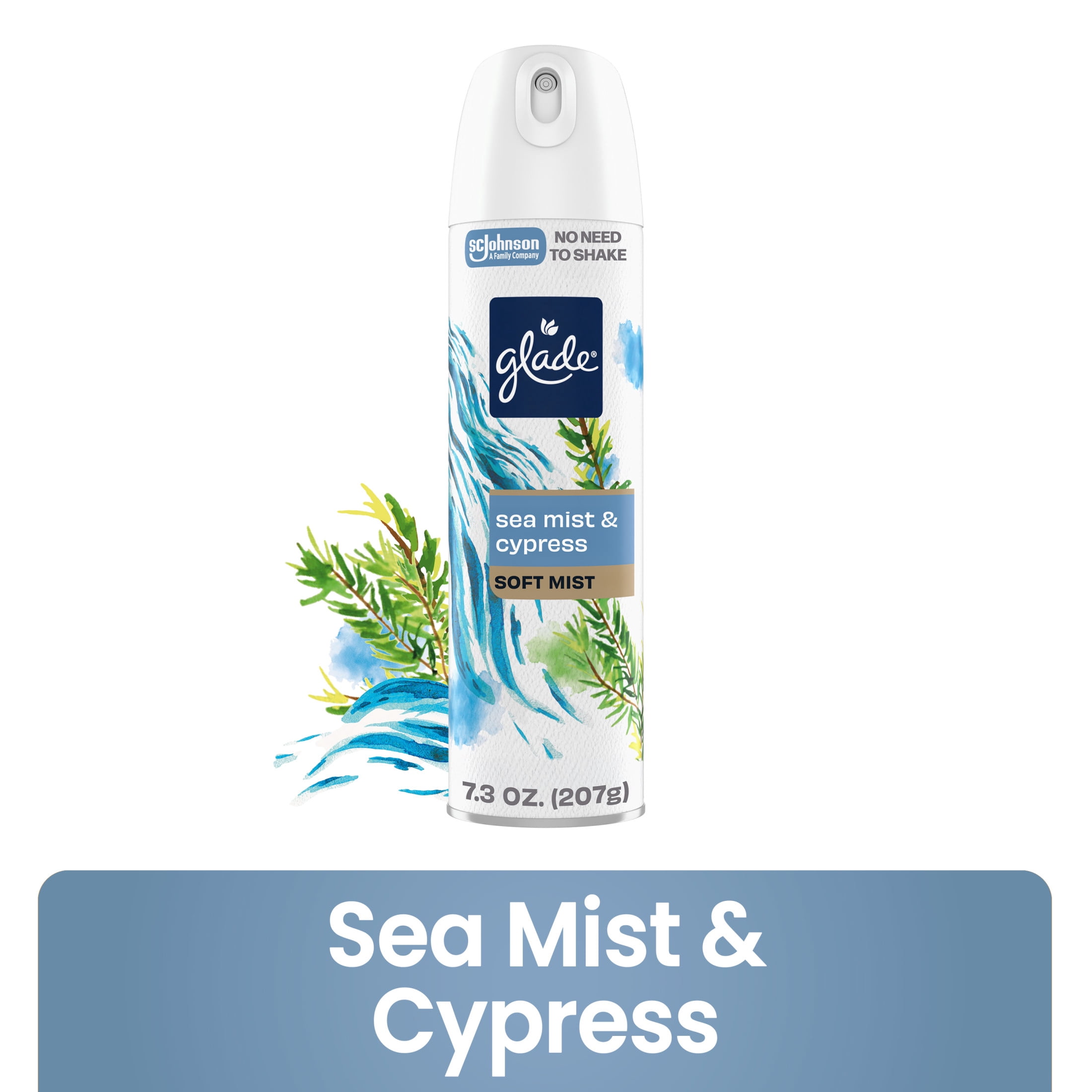 Glade® Soft Mist Odor Fighting Aerosol Air Freshener, Sea Mist ...
