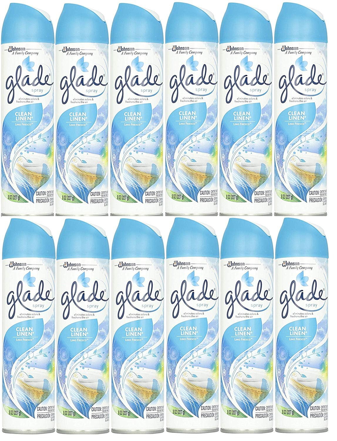 Glade Aerosol Air Freshener Spray Clean Linen - Fresh Scent - Pack of ...