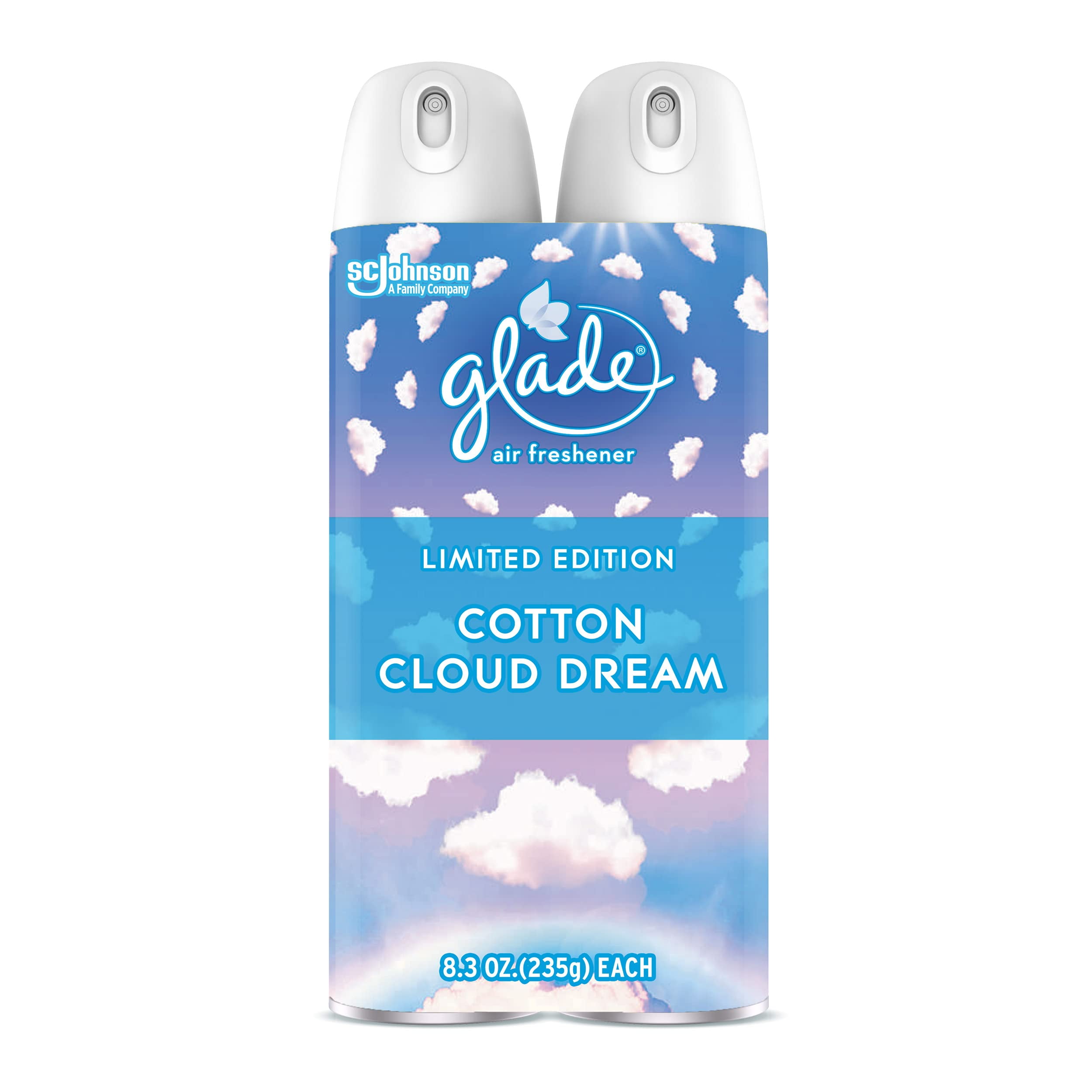 Glade Air Freshener, Room Spray, Cotton Cloud Dream, 8.3 Oz, 2 Count ...
