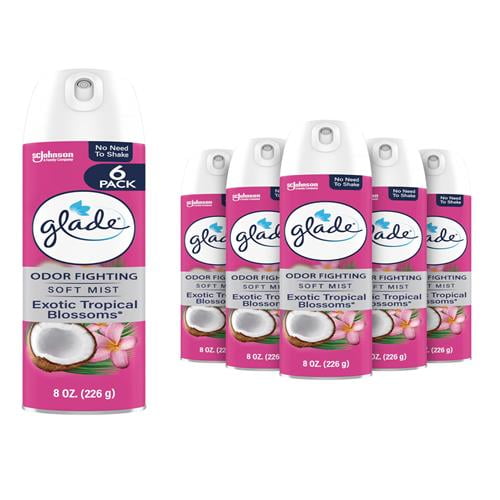 Glade Air Freshener Room Spray, Exotic Tropical Blossoms Scent, Odor ...