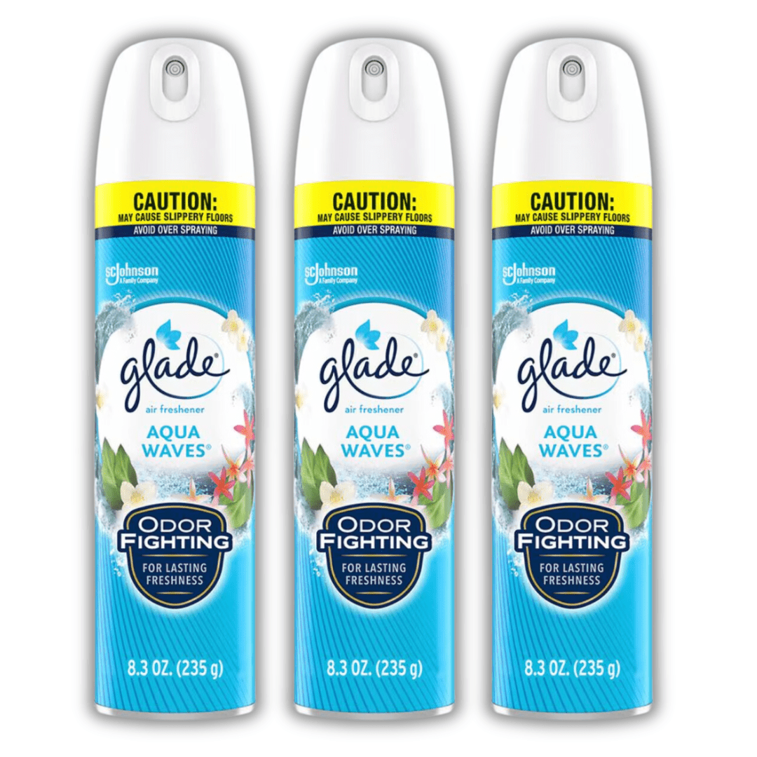 Glade Air Freshener Spray, Aqua Waves Scent, Fragrance Infused with ...