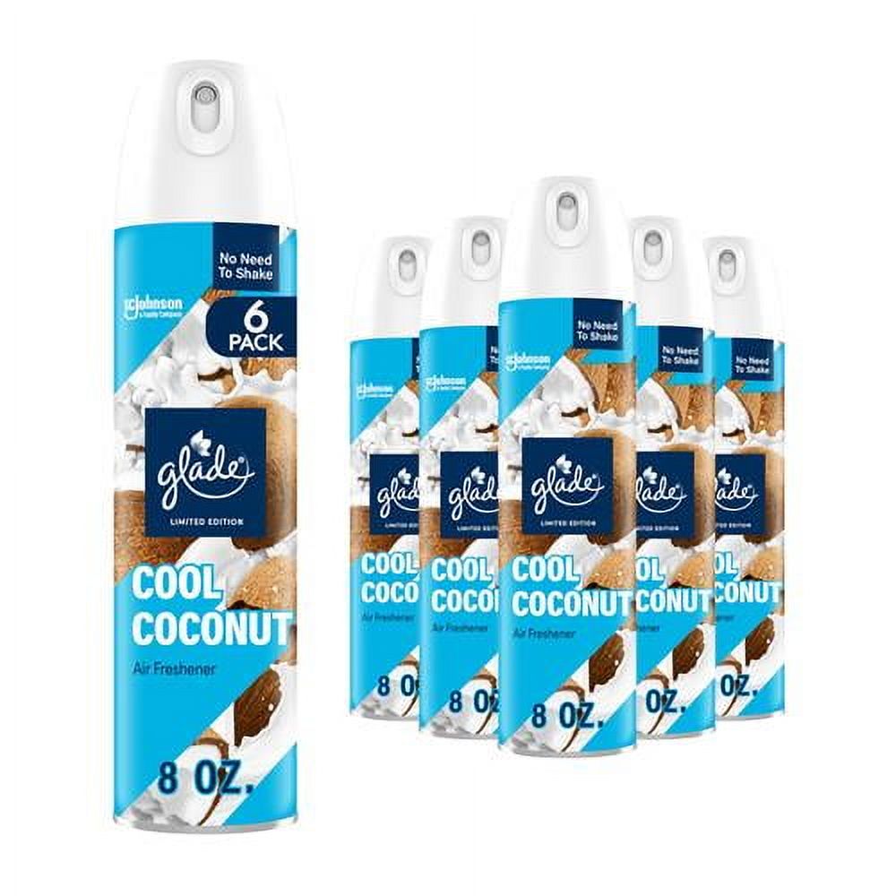 Glade Air Freshener Spray, Cool Coconut Limited Edition, Fragrance ...