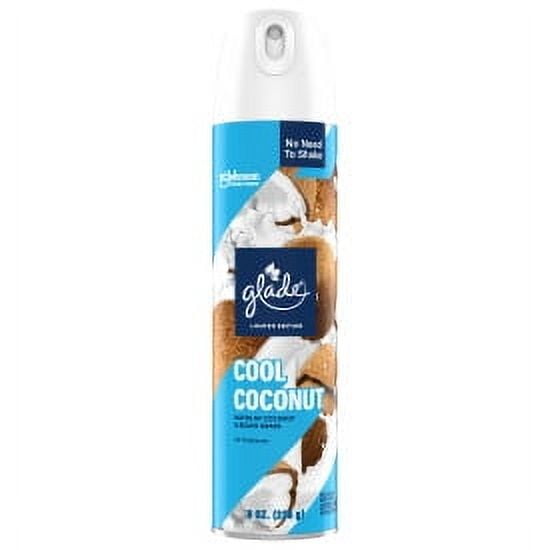 Glade Air Freshener Spray, Cool Coconut Limited Edition, Fragrance ...