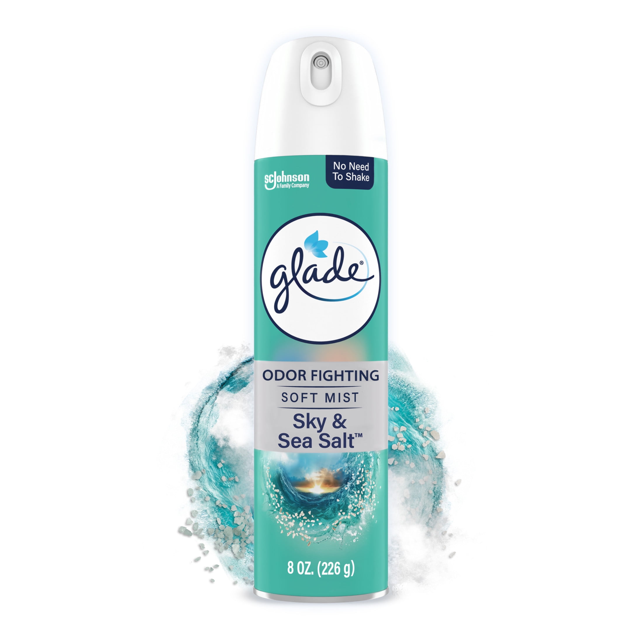 Glade Air Freshener Spray Infused with Essential Oils, Sky & Sea Salt ...