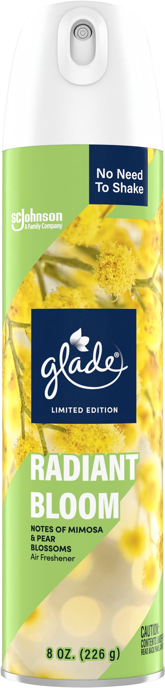 Glade Air Freshener Spray, Radiant Bloom Scent Limited Edition ...