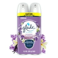 Glade Deodorant, Tranquil Lavender & Aloe Air Freshener Room Spray, 8 ...