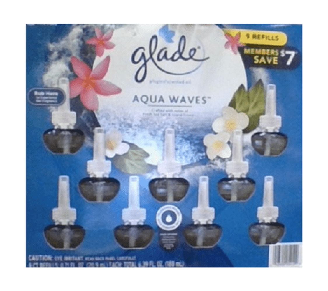 Glade Aqua Wave Plug in Scented Oil 9 Refill - Walmart.com