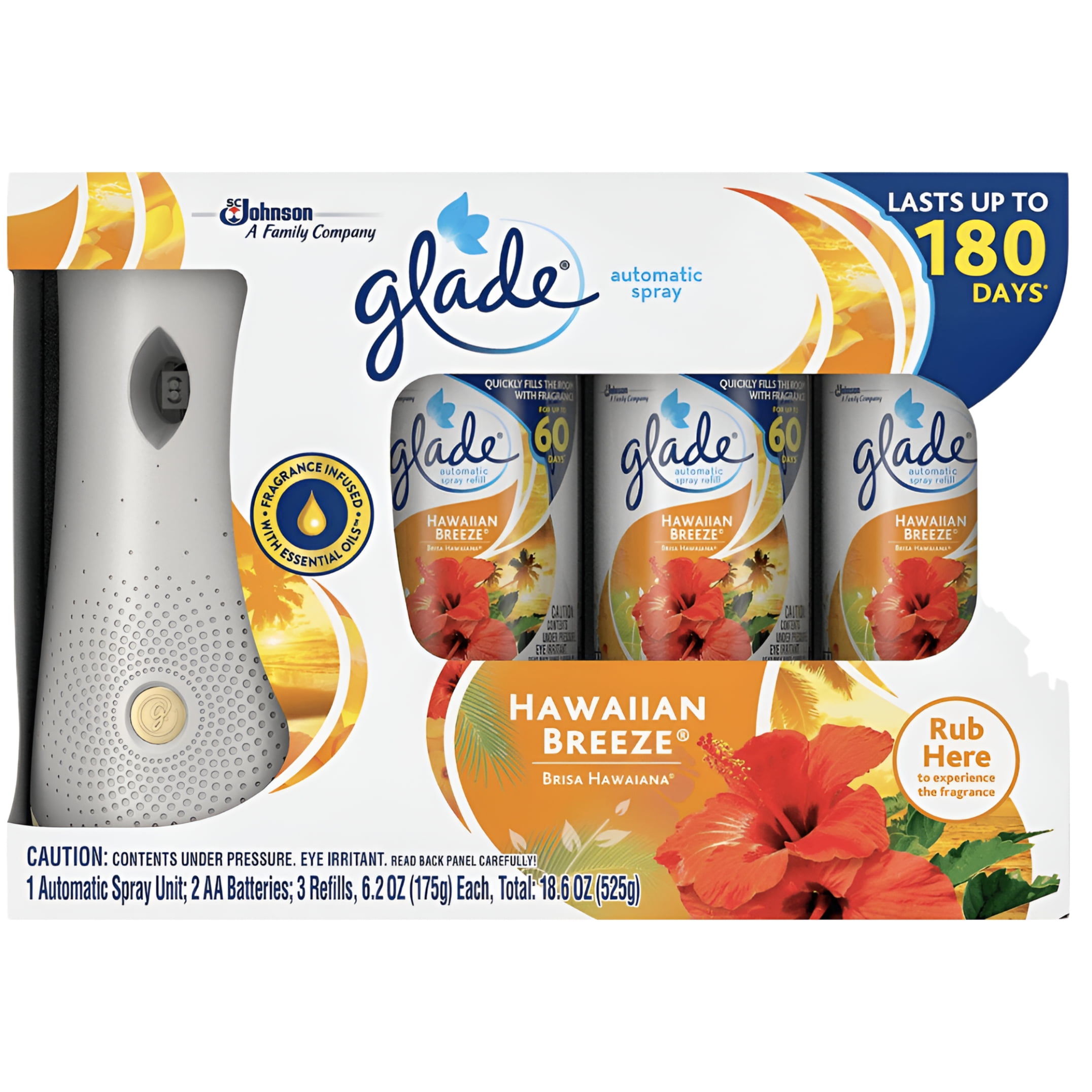 Glade Automatic Spray Air Freshener Dispenser, Room Freshener Machine ...