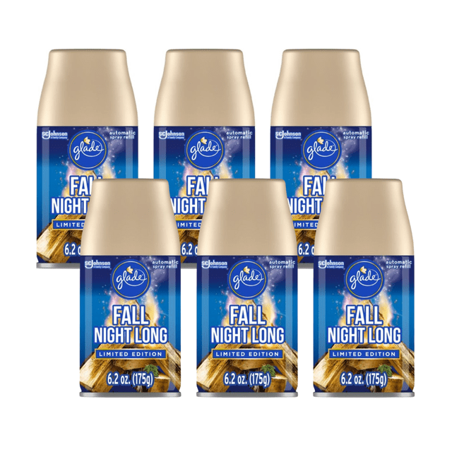 Glade Automatic Spray Air Freshener, Fall Night Long Room Fragrance, 6. ...