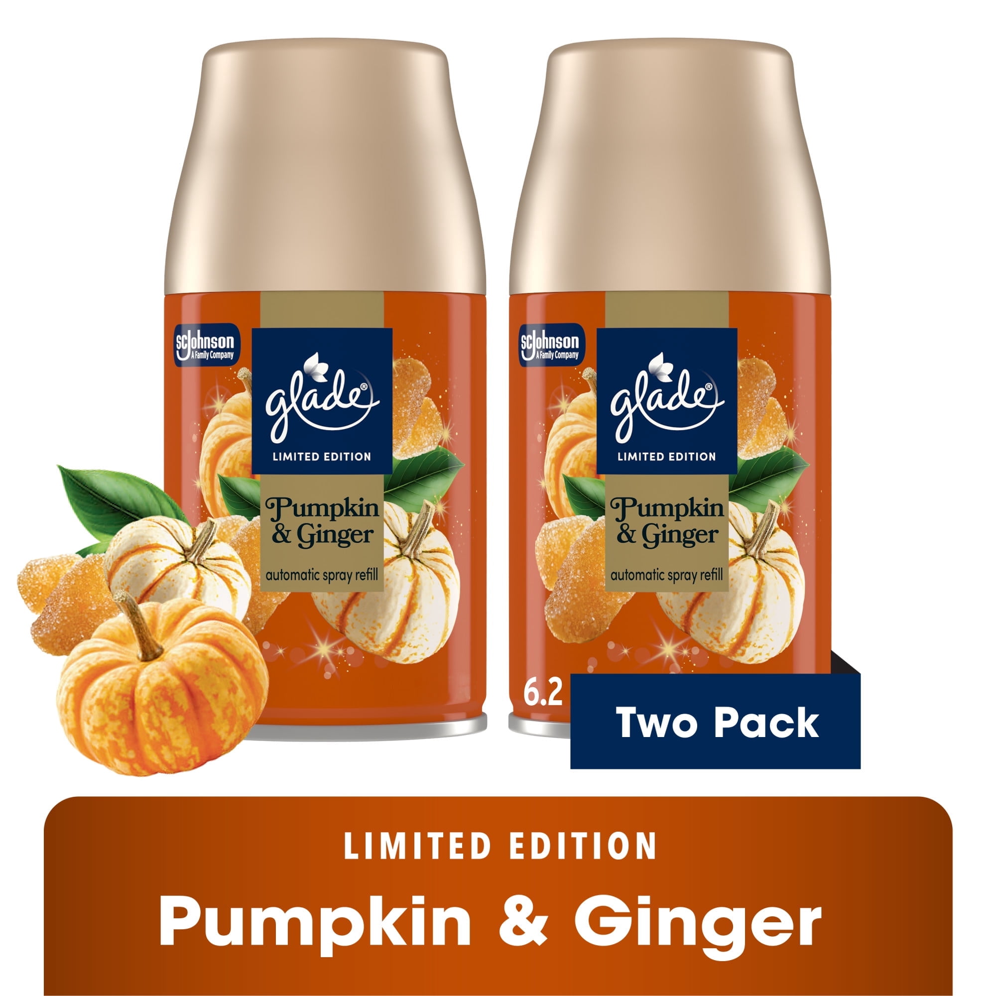 Glade® Automatic Spray Air Freshener Refill, Christmas Holiday Pumpkin ...