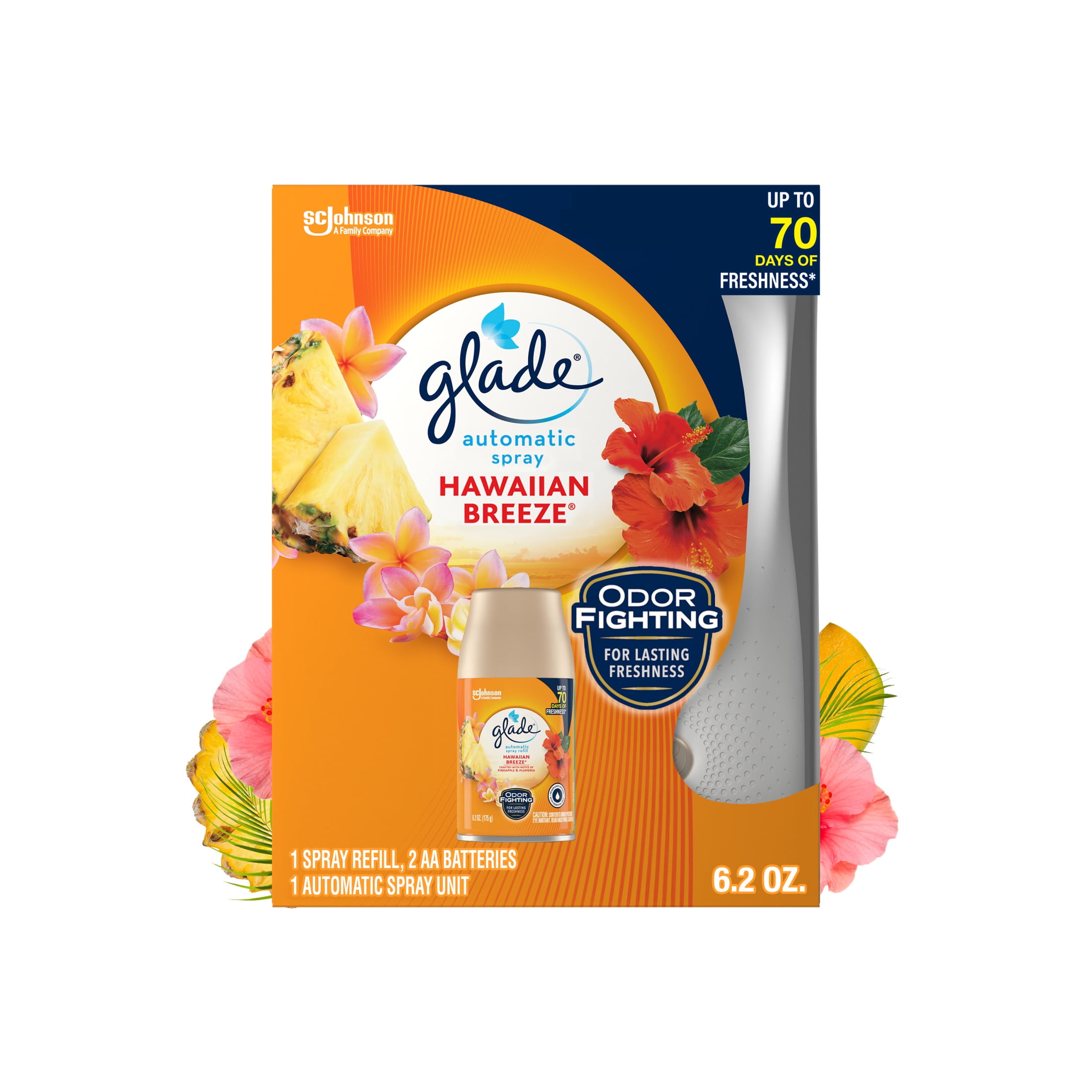 Glade Automatic Spray Air Freshener Starter Kit, 1 Holder and 1 Refill ...