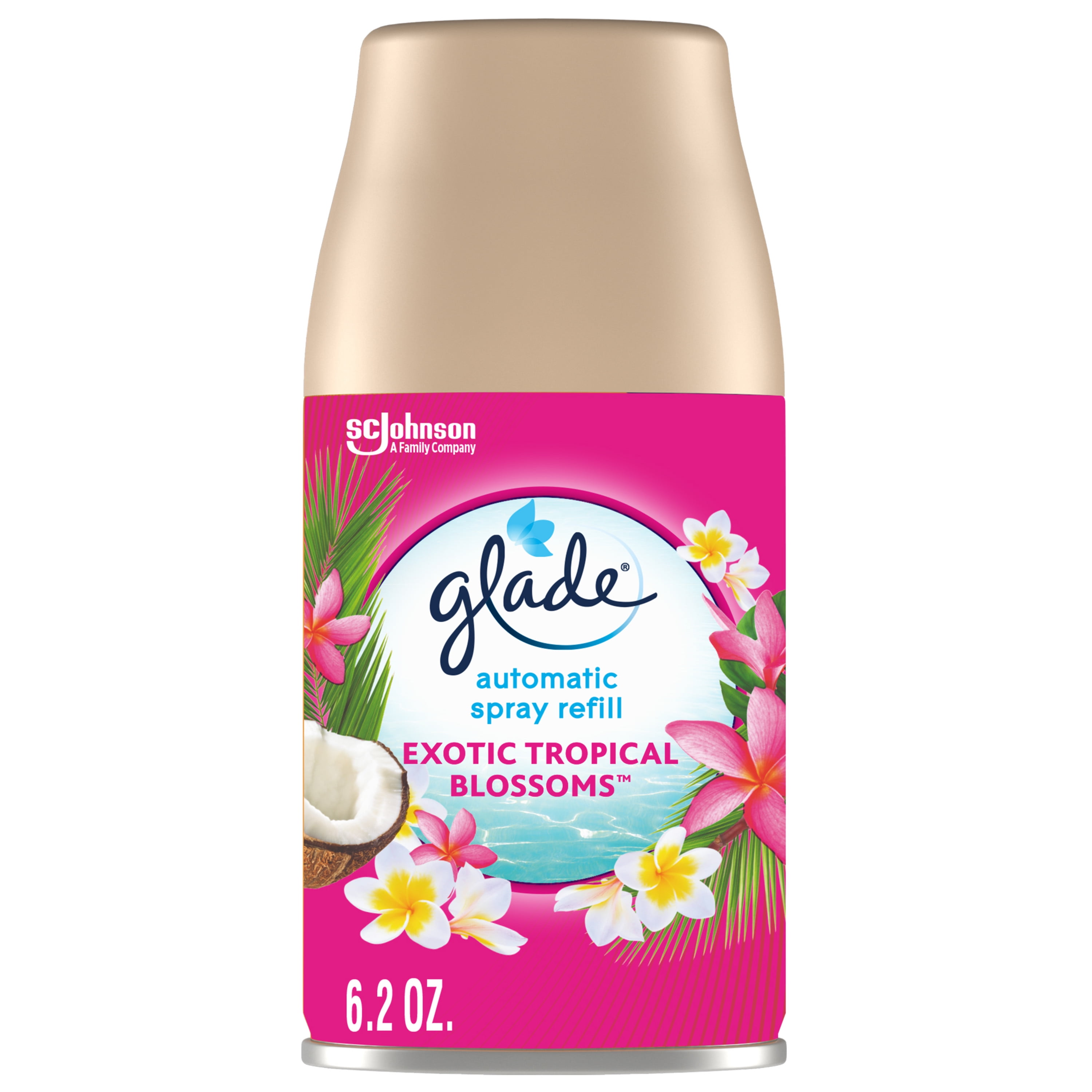 Glade Automatic Spray Refill 6.2 OZ Exotic Tropical Blossoms - Walmart.com