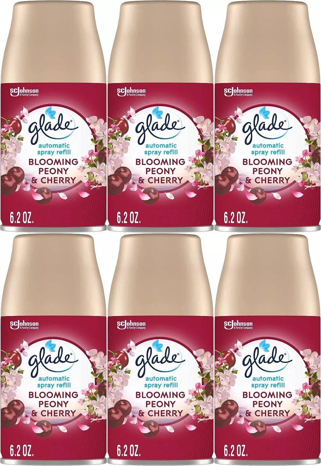 Glade Automatic Spray Refill, Air Freshener, Blooming Peony and Cherry ...