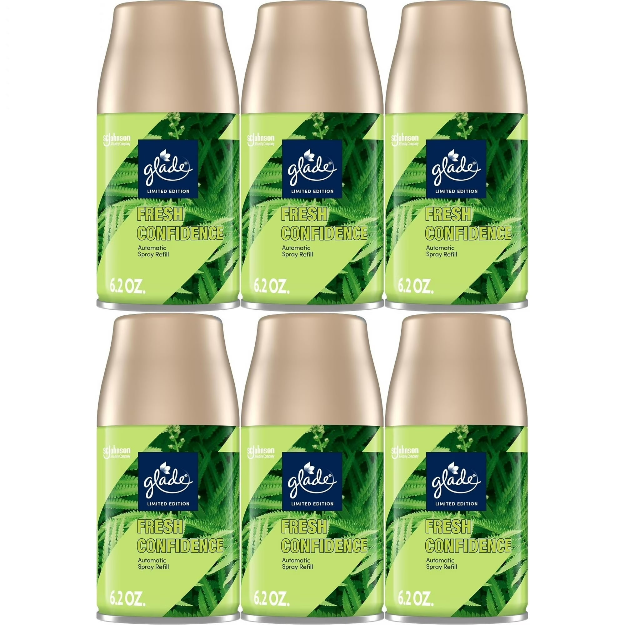 Glade Automatic Spray Refill, Air Freshener, Empower Mint, 6.2 oz, 6 ...