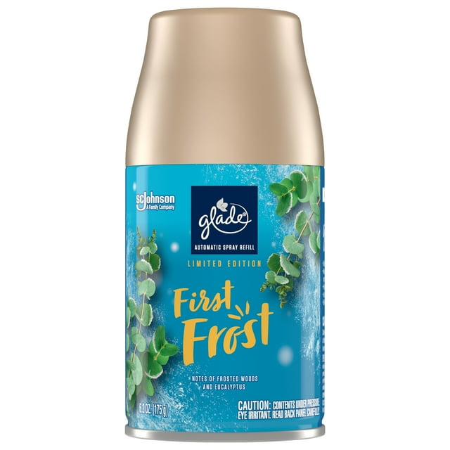 Glade Automatic Spray Refill, Air Freshener, First Frost, 6.2 oz ...