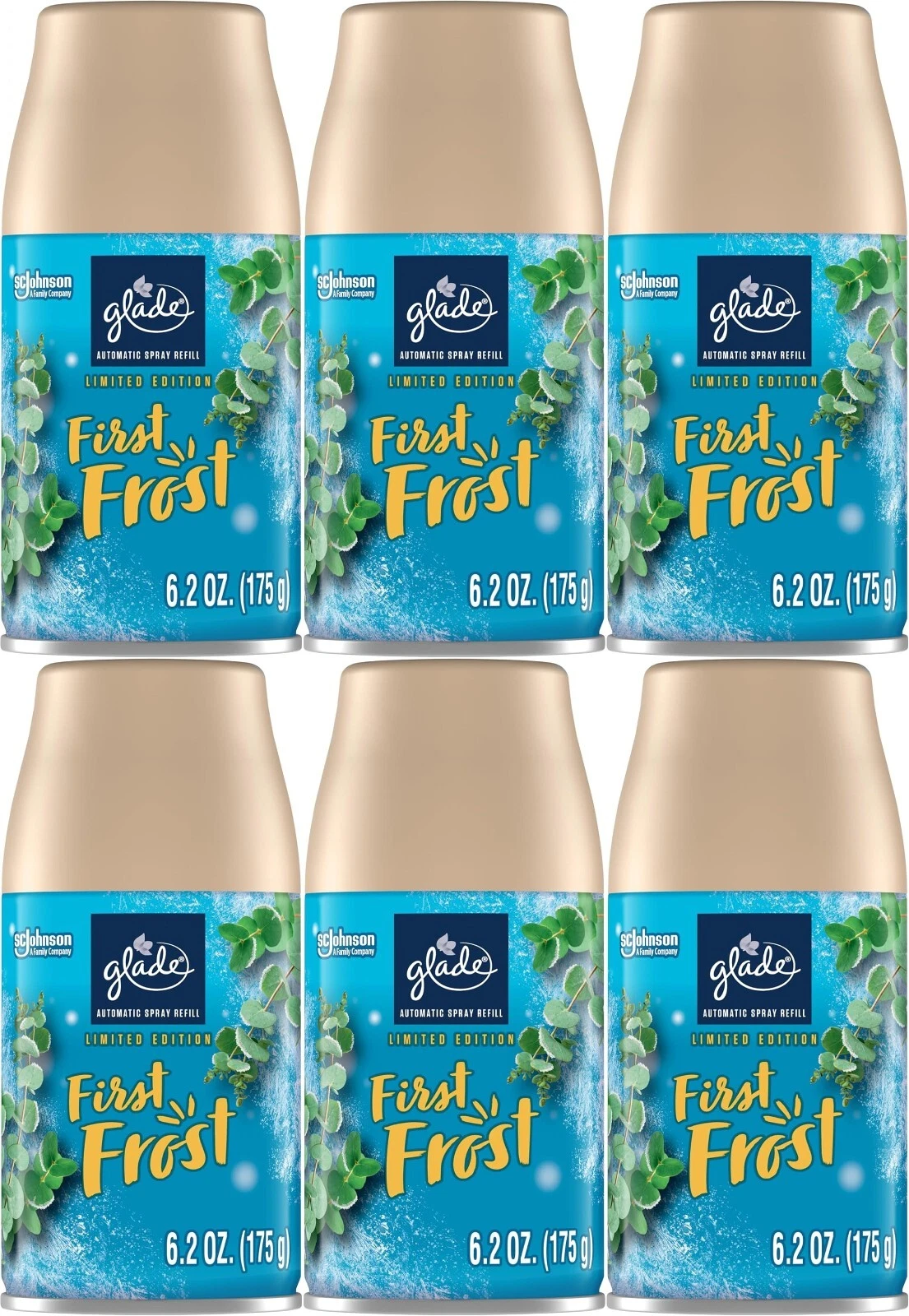 Glade Automatic Spray Refill, Air Freshener First Frost Snowflakes, 6.2 ...