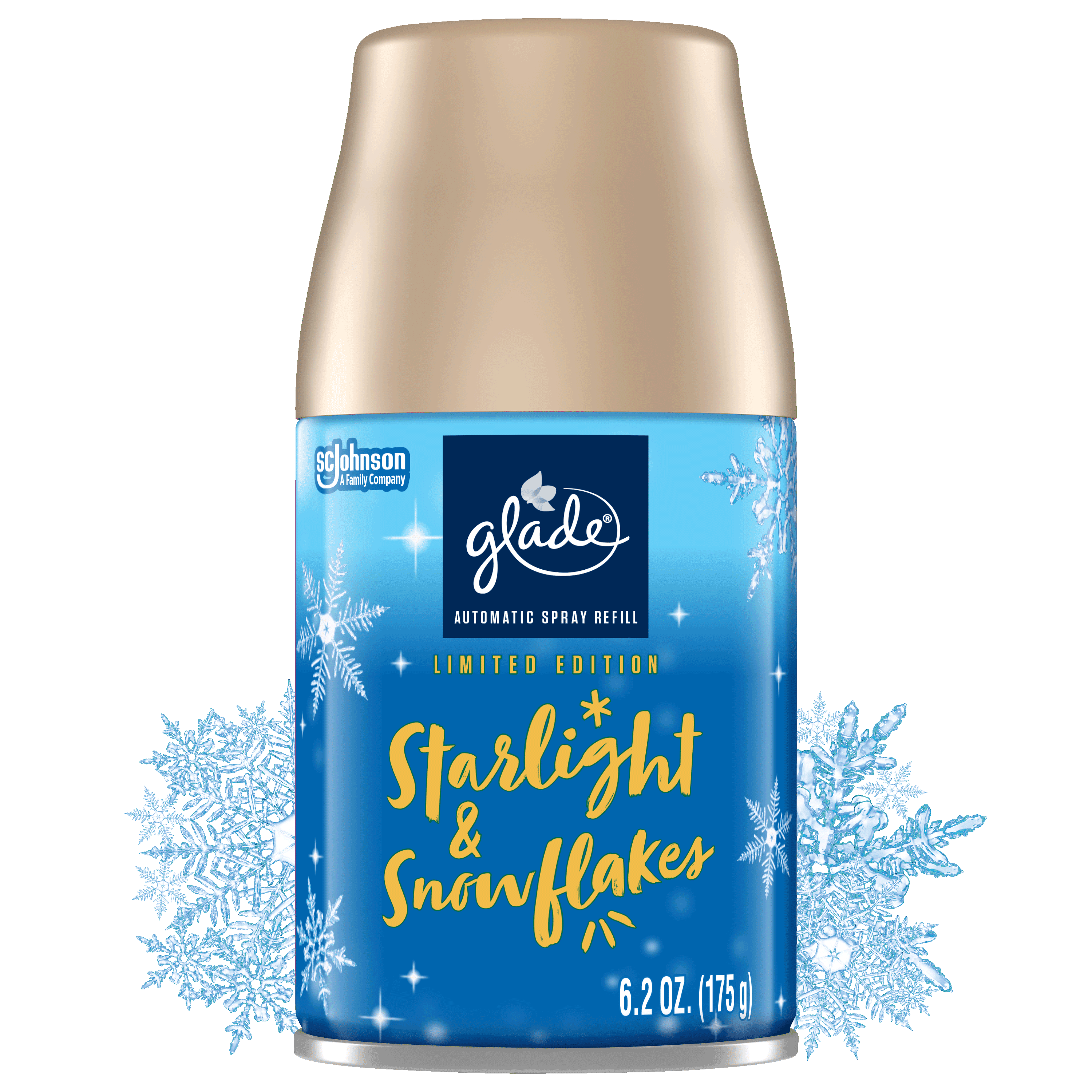 Glade Automatic Spray Refill, Air Freshener, Starlight & Snowflakes ...