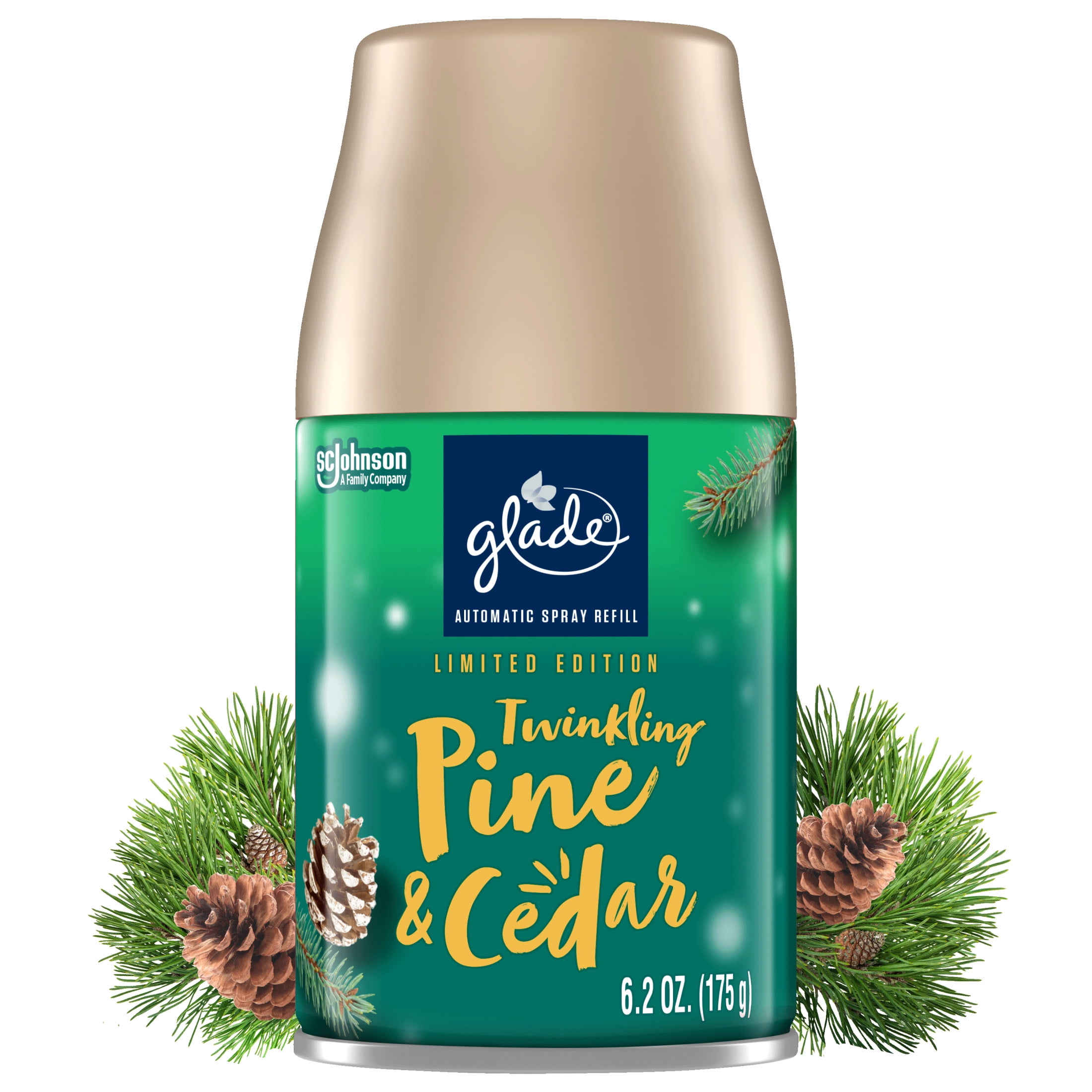 Brandclub - Glade Automatic Spray Refill, Air Freshener, Twinkling Pine ...