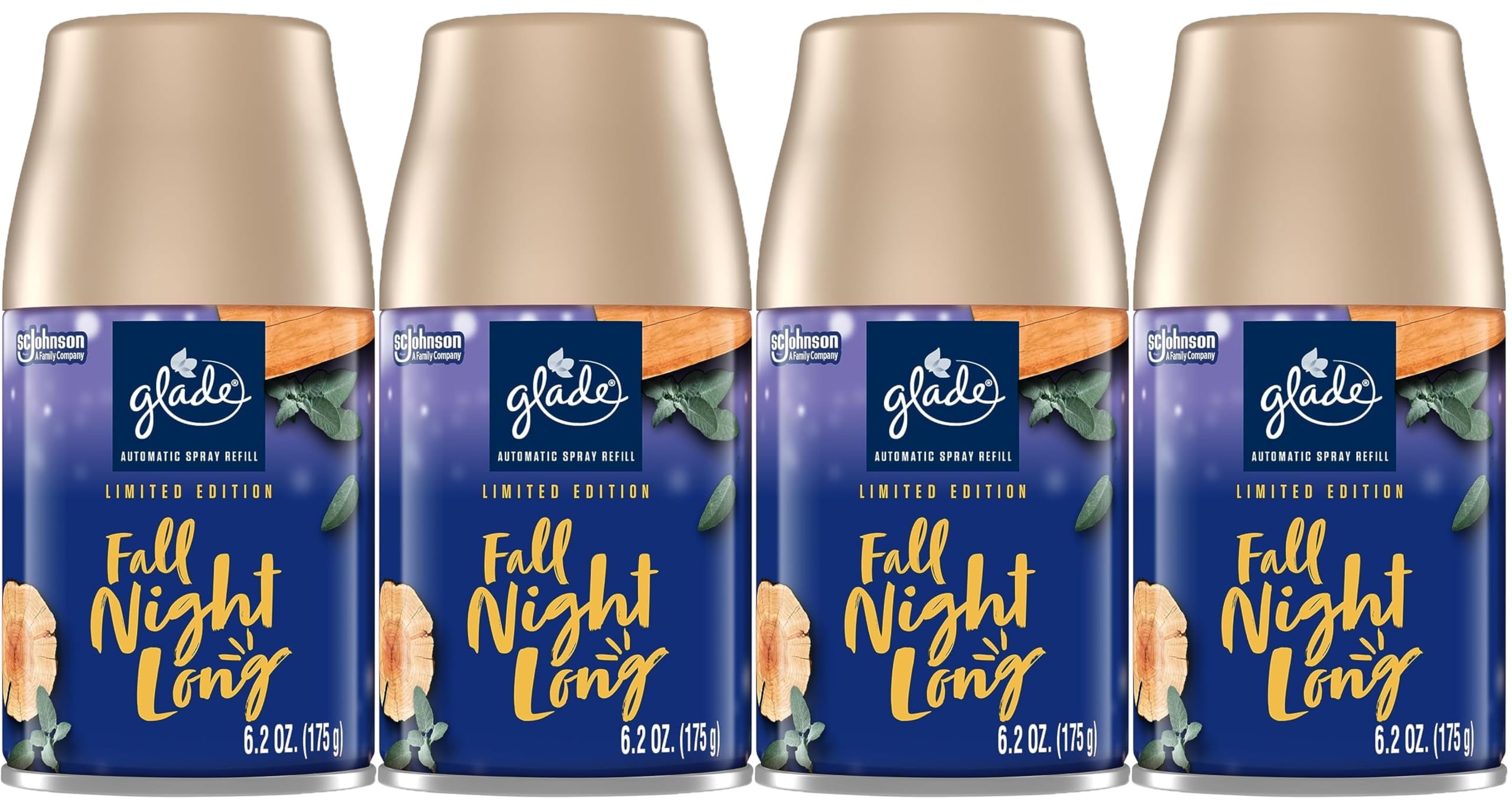 Glade Automatic Spray Refill Fall Night Long 6.2 oz for Home Bathroom ...