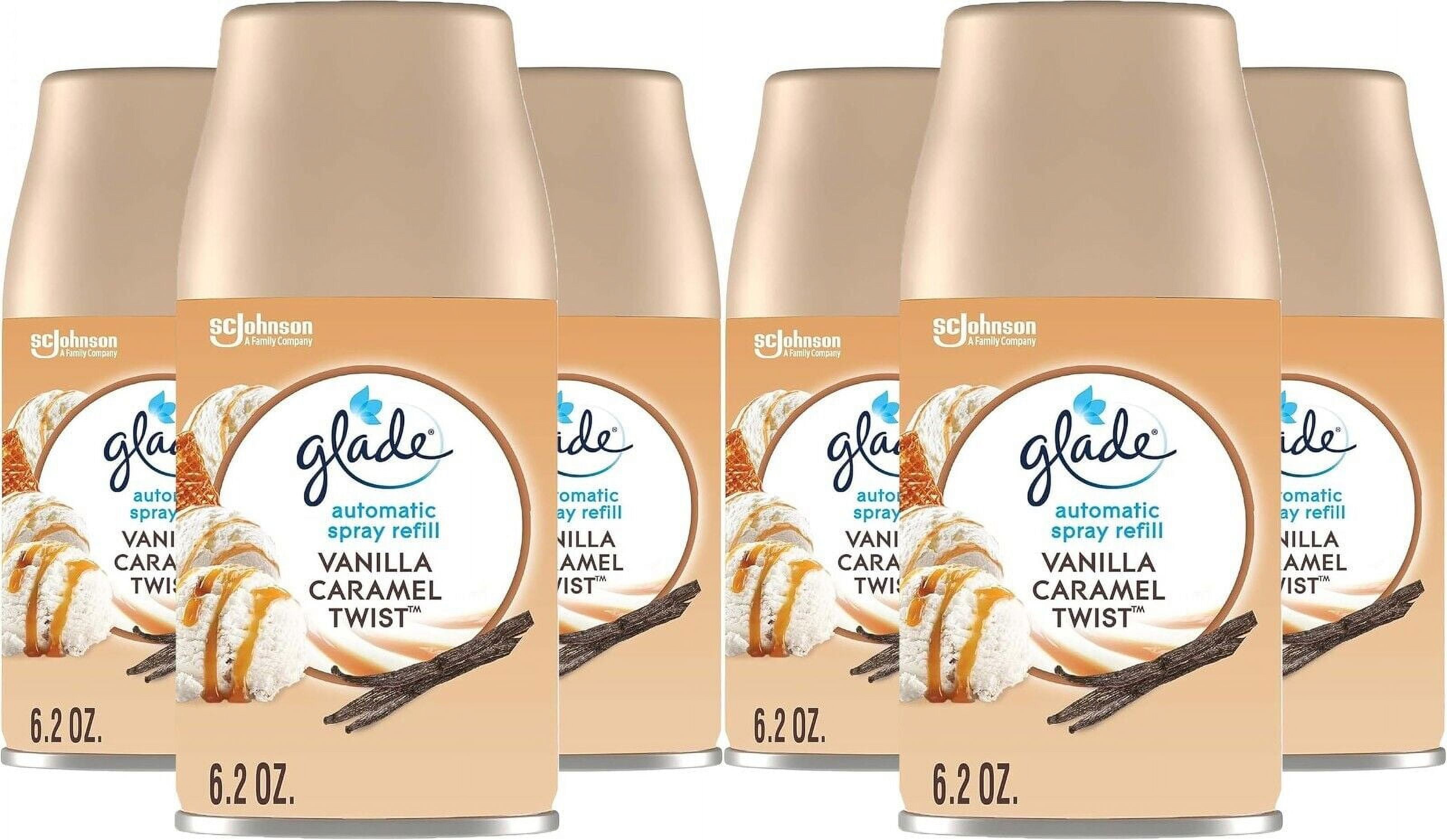 Glade Automatic Spray Vanilla Caramel Twist Air Freshener 6.2 Home ...