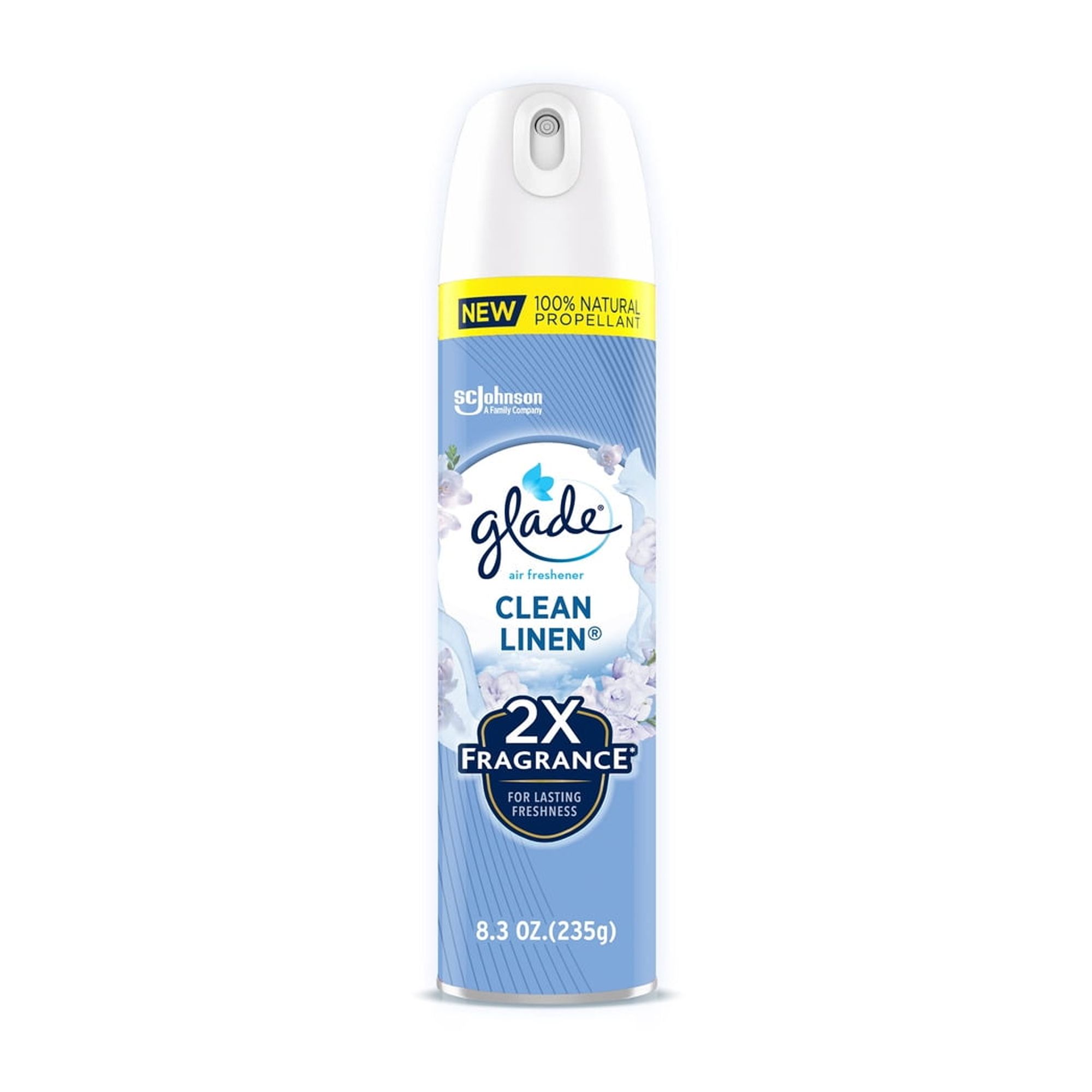 Glade Clean Linen Room Air Freshener Spray Clear 8.3 oz. (Pack of 5 ...