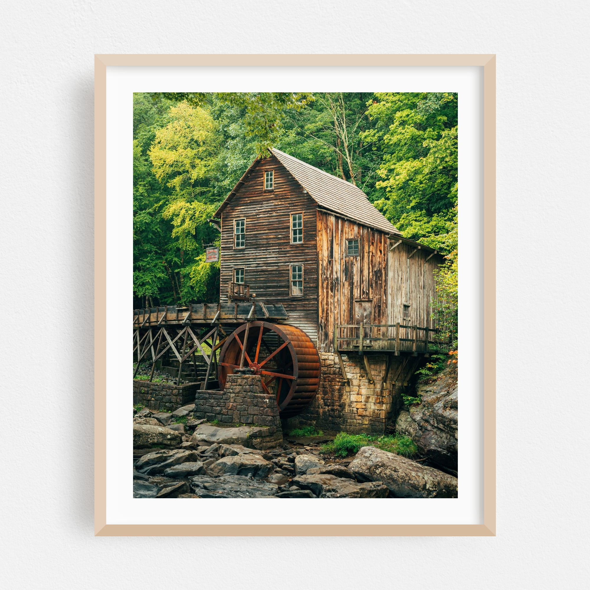 Glade Creek Grist Mill, Babcock State Park 01 - Clifftop West Virginia ...