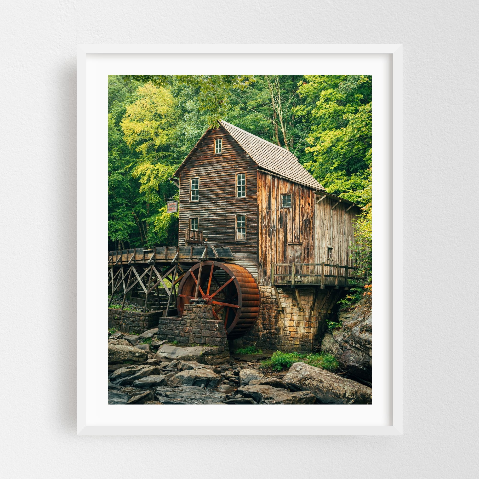 Glade Creek Grist Mill, Babcock State Park 01 - Clifftop West Virginia ...