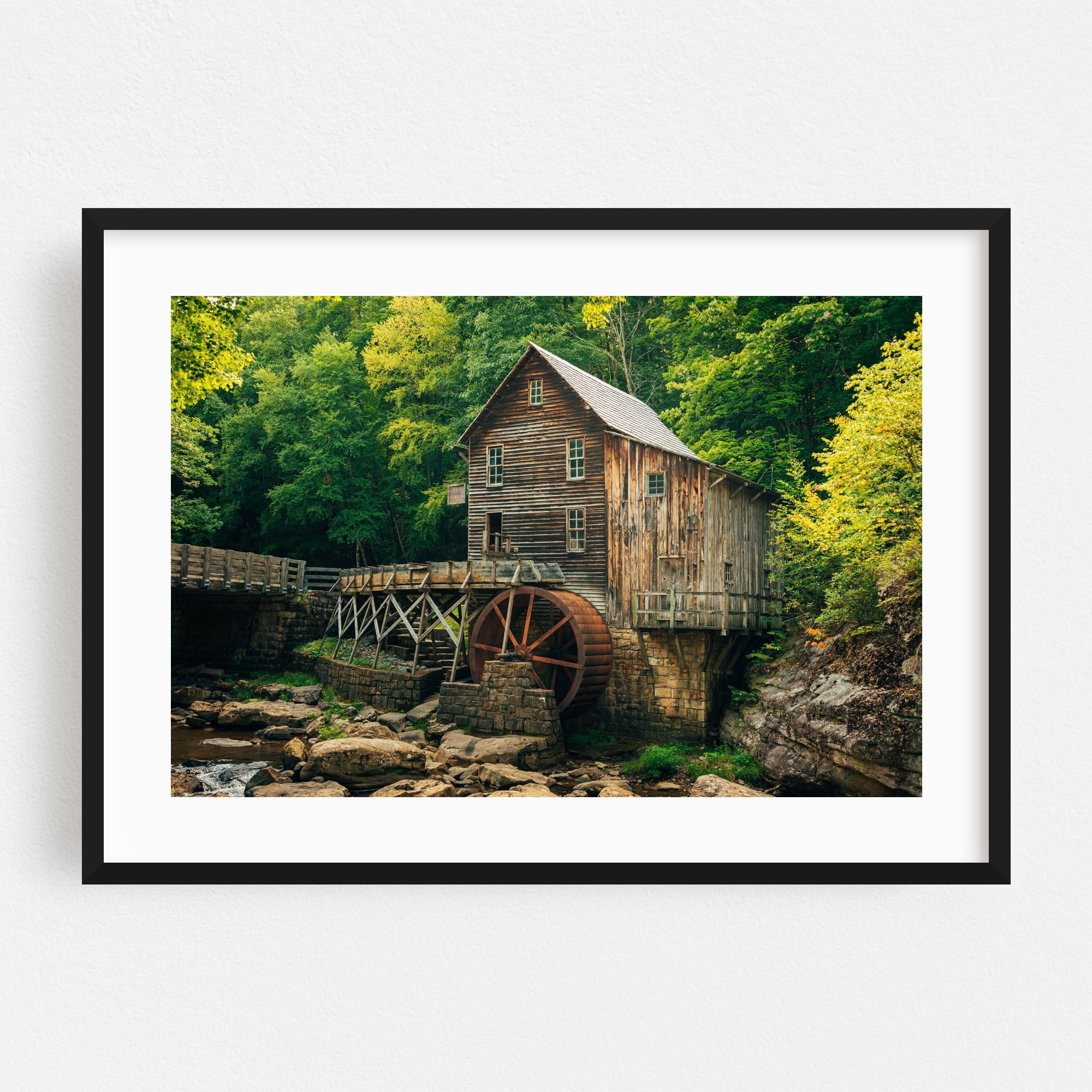 Glade Creek Grist Mill, Babcock State Park 02 - Clifftop West Virginia ...