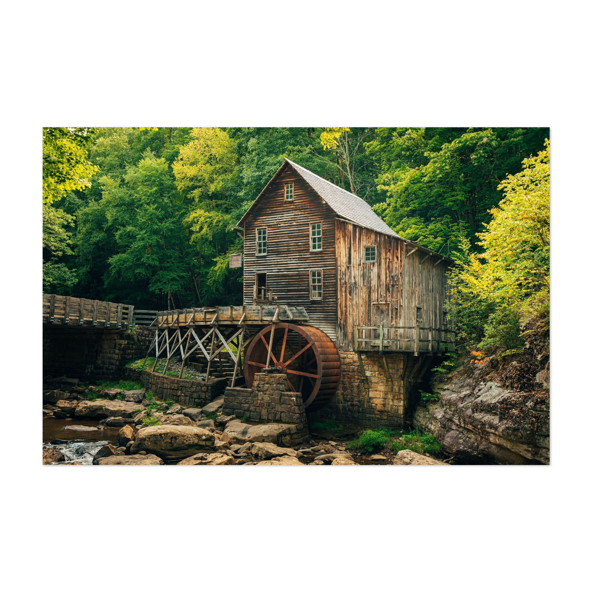 Glade Creek Grist Mill, Babcock State Park 02 - Clifftop West Virginia ...