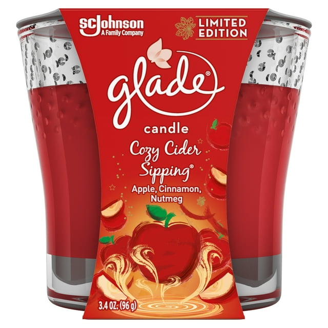 Glade Jar Candle Air Freshener, Cozy Cider Sipping, 3.4 oz - Walmart.com