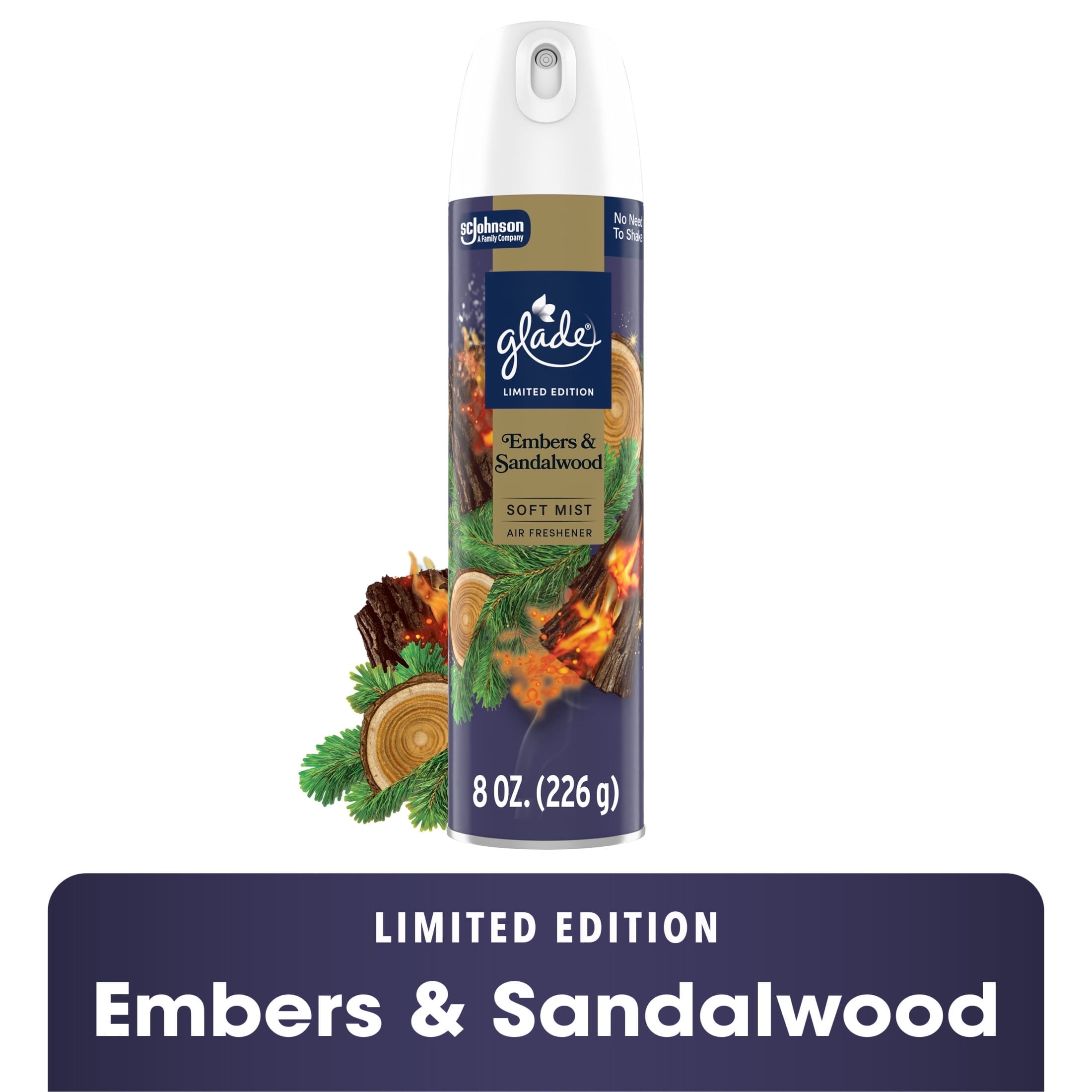 Glade® Odor Fighting Soft Mist Air Freshener Room Spray, Embers ...