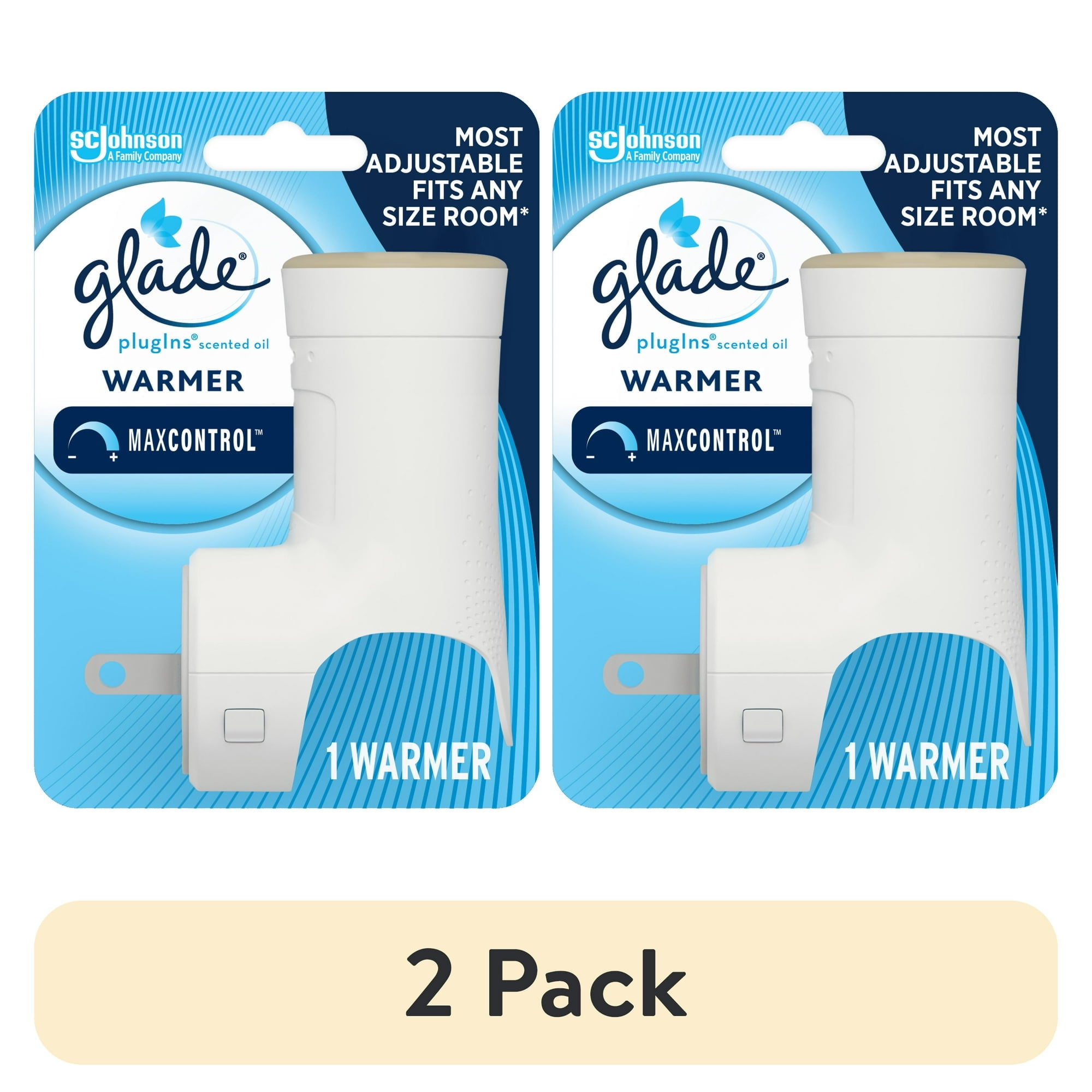 (2 pack) Glade PlugIns Air Freshener Warmer, Holds Essential Oil ...
